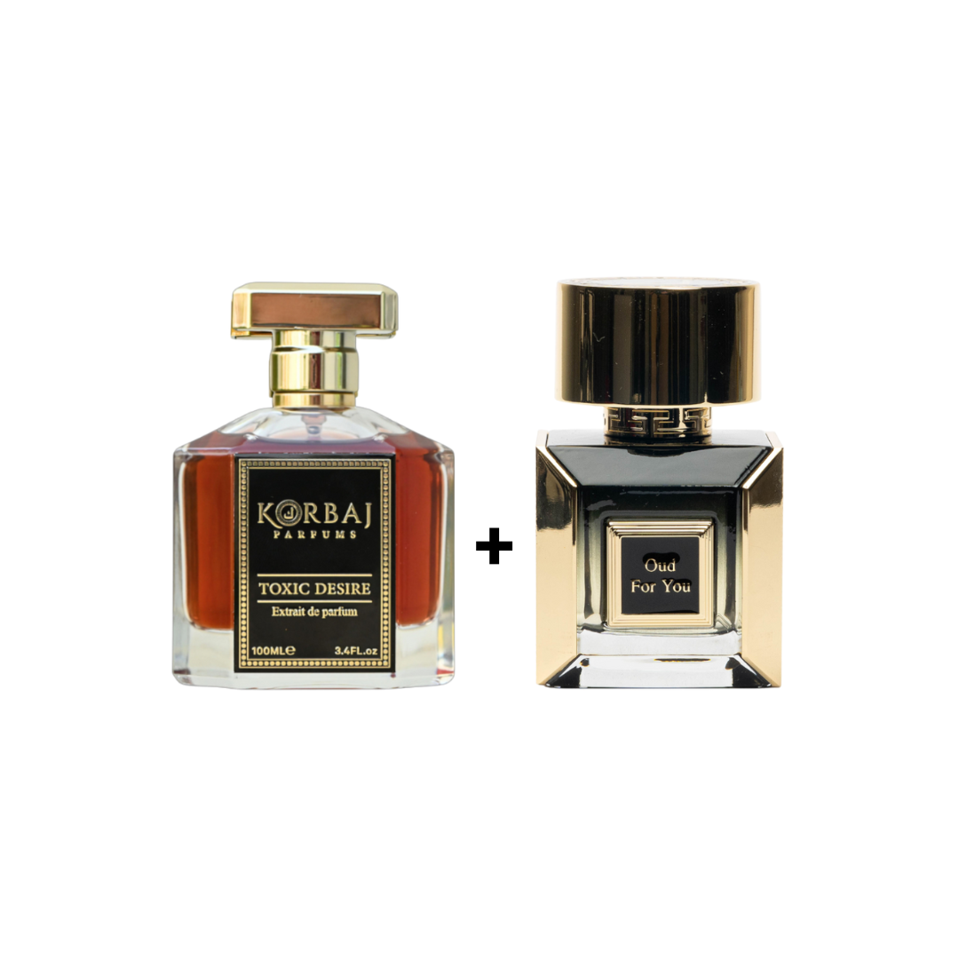 TOXIC DESIRE + OUD FOR YOU Extrait de Parfum 2×100ml – Korbaj Parfum ...